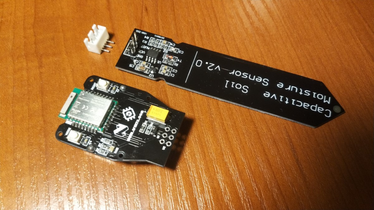 Zigbee plant/flower sensors for soil moisture + light + temperature + humidity product or kit ...