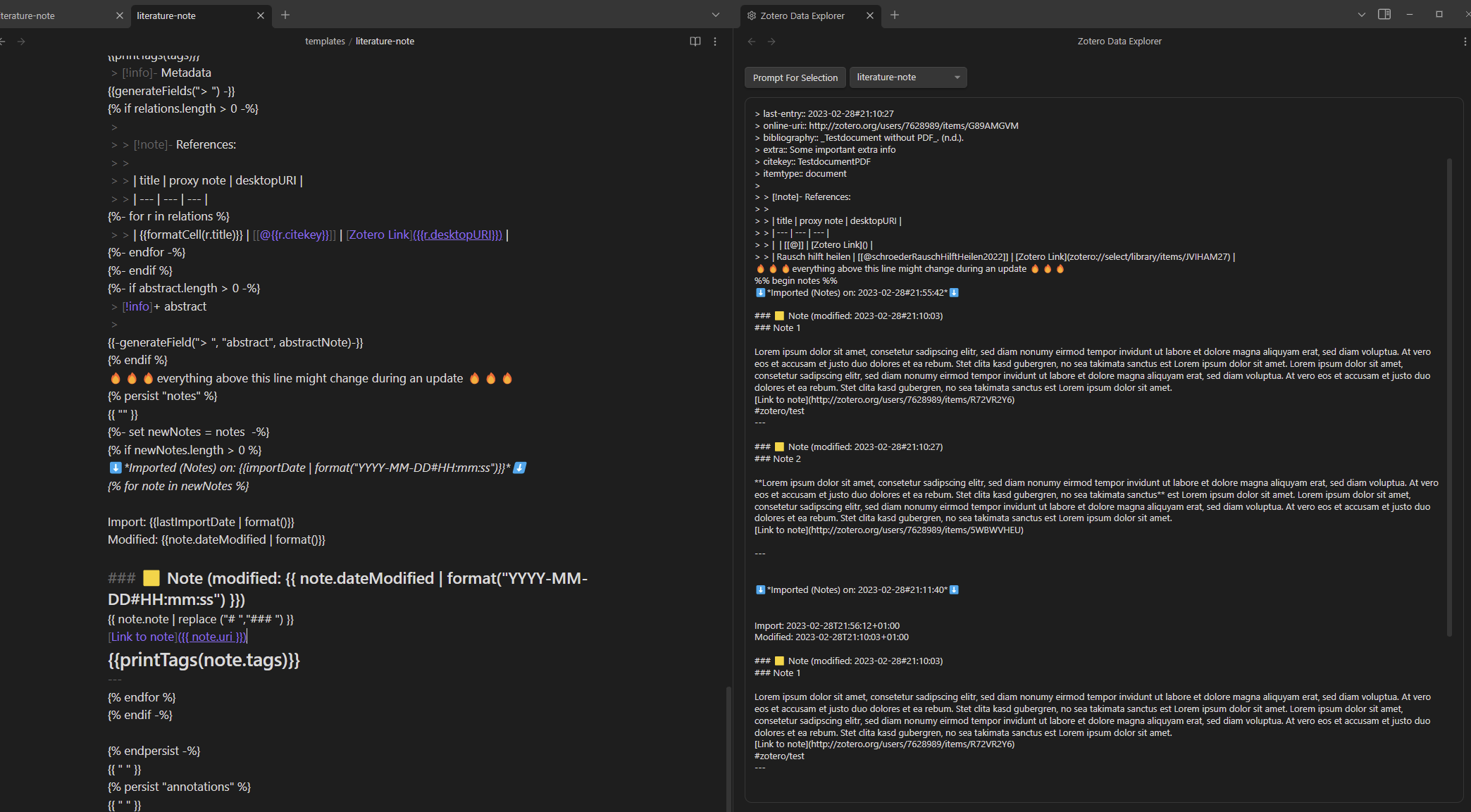 import requires a pdf as an attachment to export the notes attached to ...