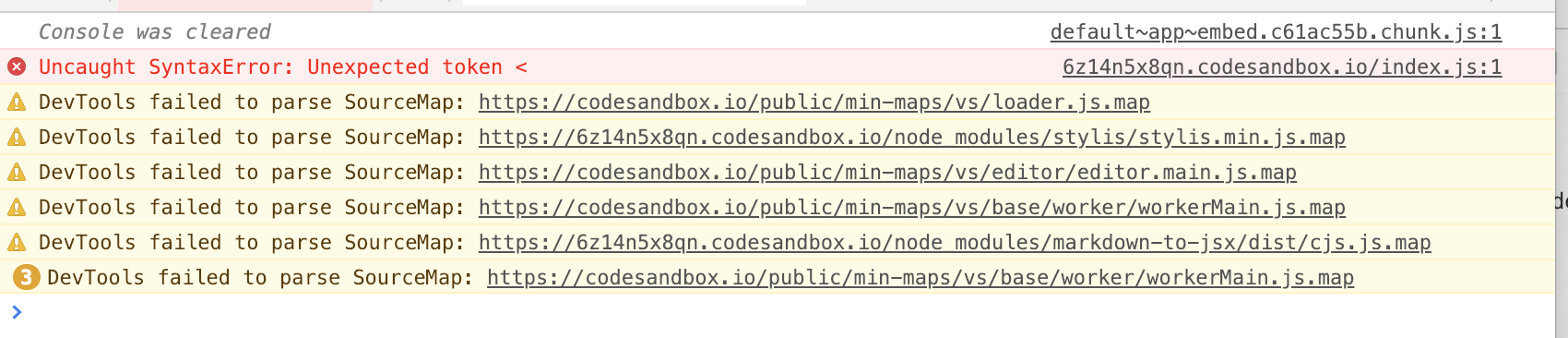 SyntaxError Unexpected token