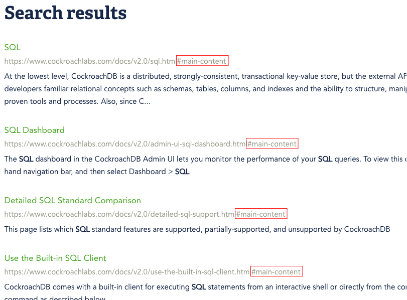 `#main-content` getting appended to hit URLs that map to top-level of ...