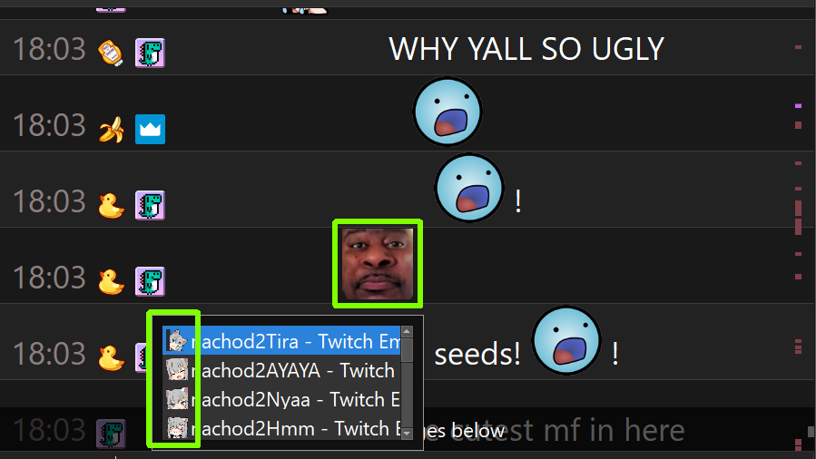 Emote autocomplete menu UI scaling · Issue #2389 · Chatterino ...