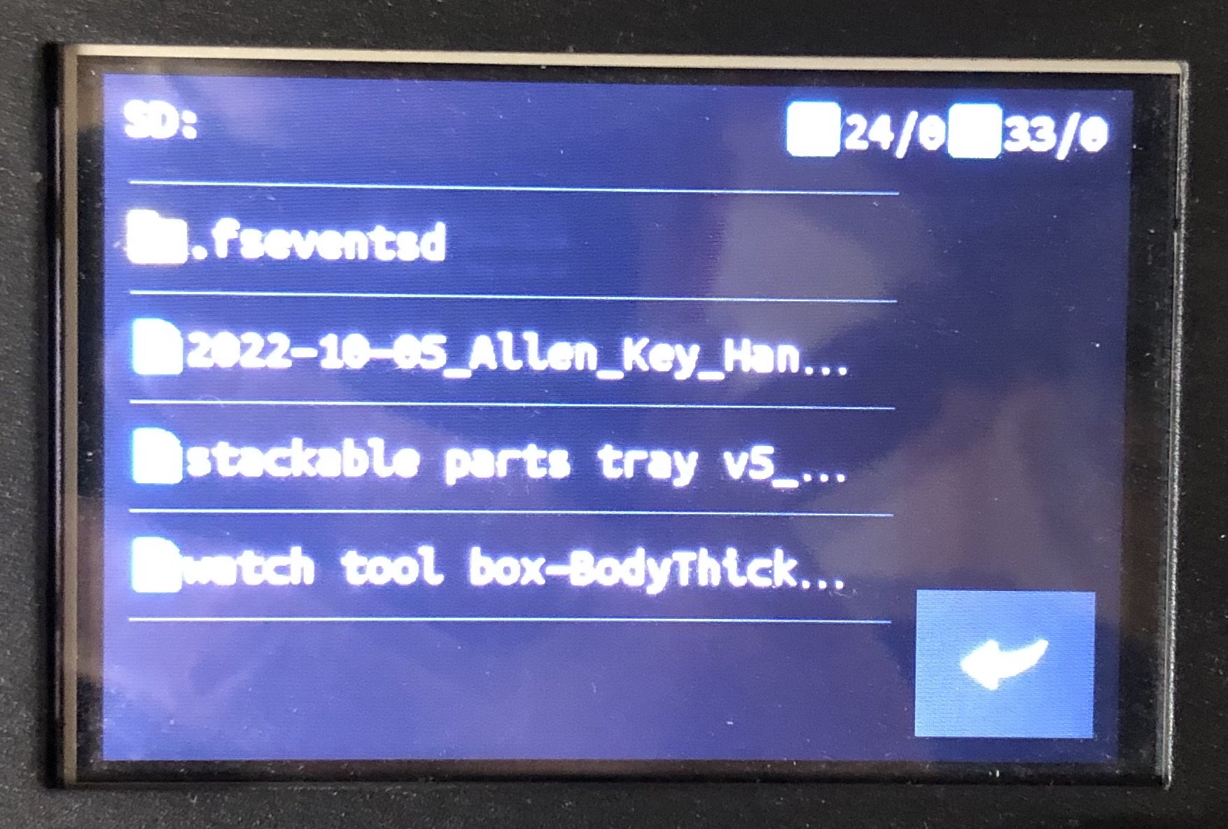 MacOS 13 Ventura hidden files listed on TFT screen · Issue #2623 ...