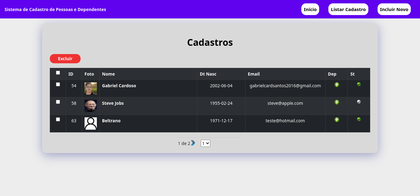 GitHub - gabrielcarsa/sistemaCadastroDependentes: Pequeno sistema feito ...