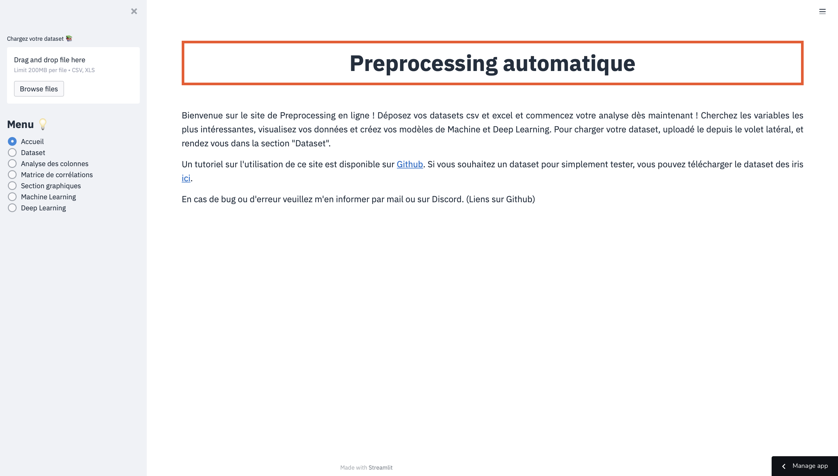 GitHub - Charl-K225238/Streamlit_preprocessing_app_for_Ml