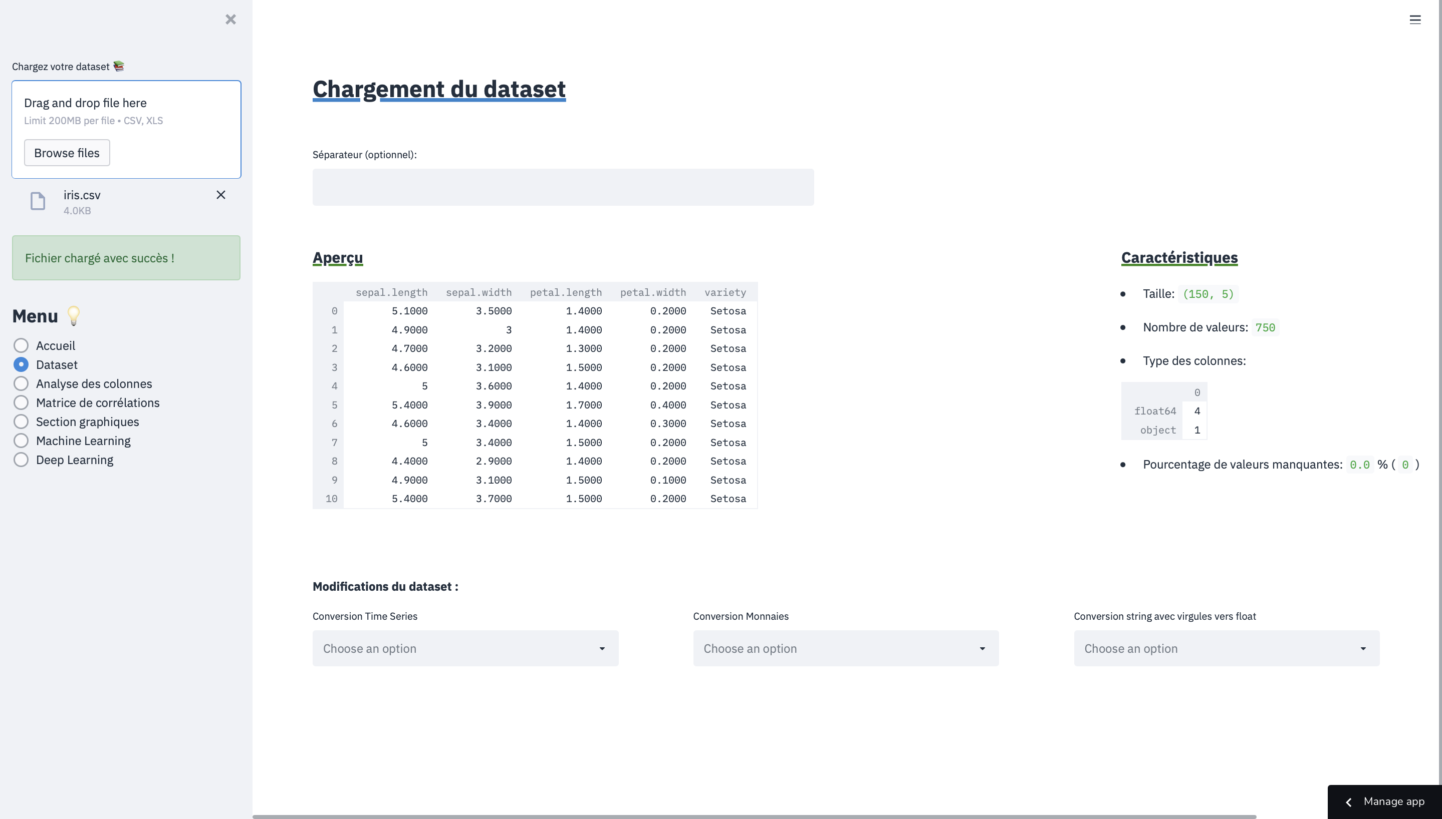 GitHub - Charl-K225238/Streamlit_preprocessing_app_for_Ml