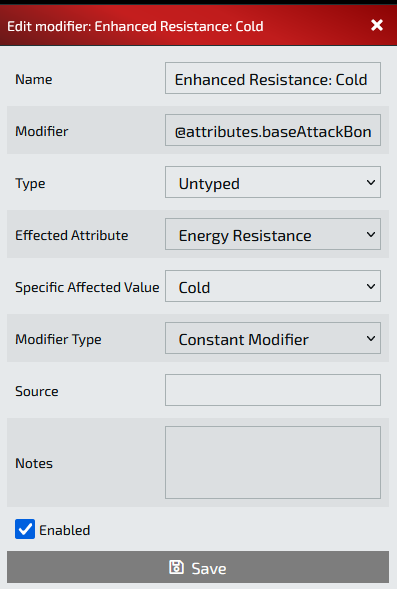 Enhanced Resistance not correctly parsing formulaic modifiers · Issue #595 · foundryvtt ...