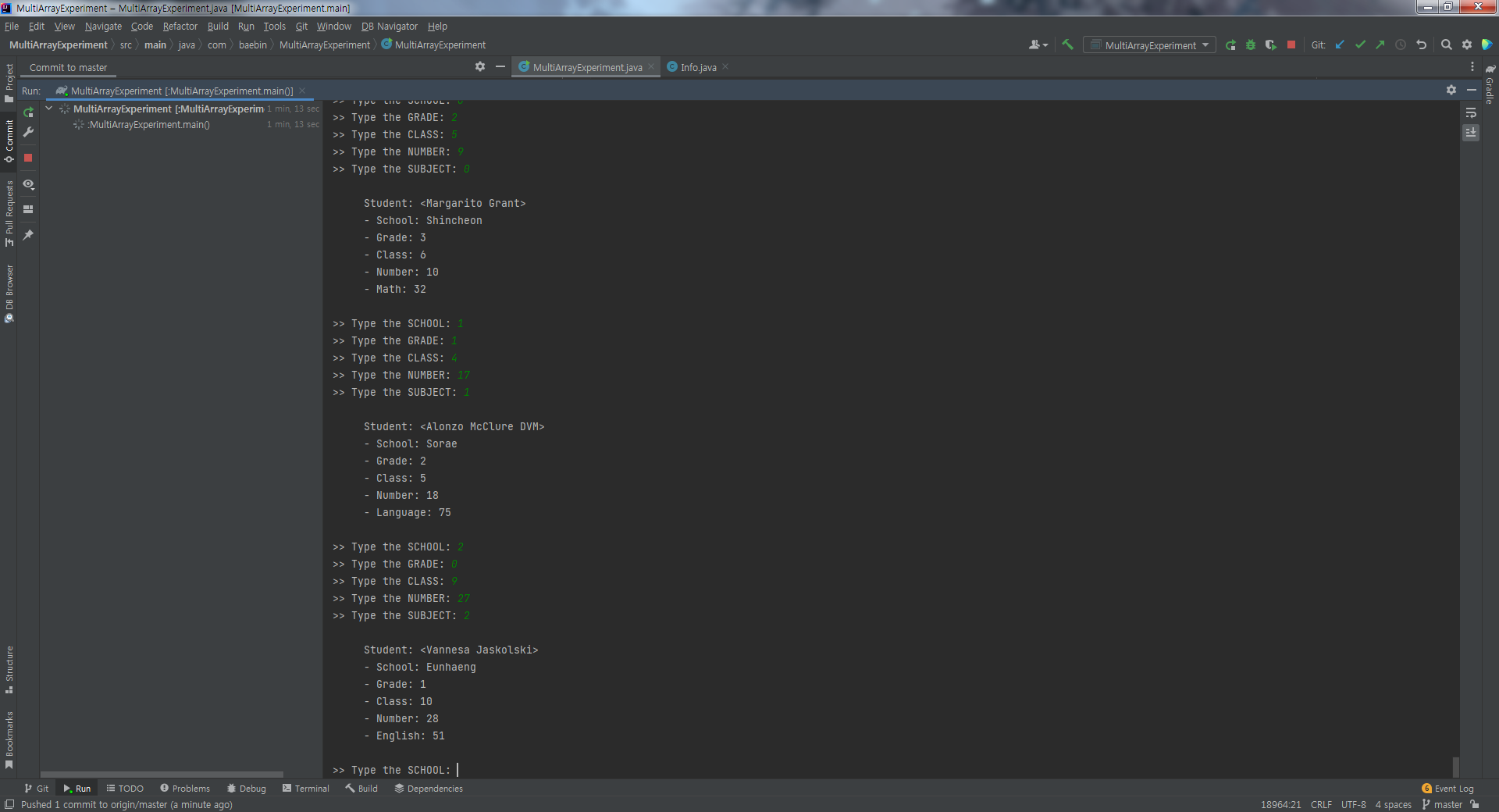 GitHub - Baebin/MultiArrayExperiment