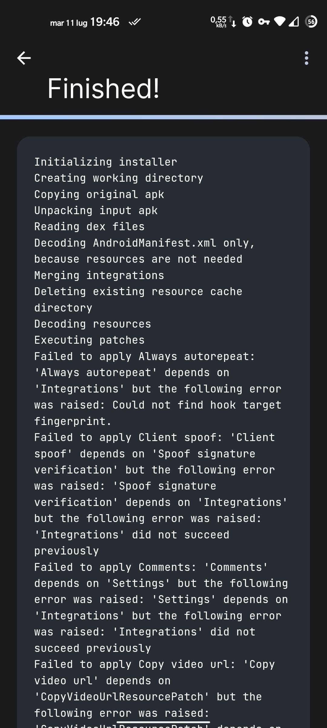 bug: youtube 18.23.35 (nodpi) error patching · Issue #2617 · ReVanced/revanced-patches · GitHub