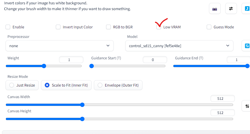 How can I add lowvram mode on the controlnet? · Issue #554 · Mikubill/sd-webui-controlnet · GitHub