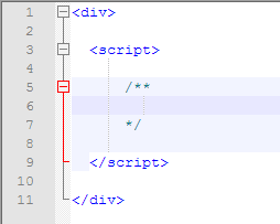 Doc comments break code folding in embedded javascript · Issue #3792 ...