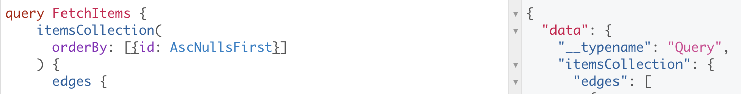 Error when sending a query with null in the order by object · Issue ...