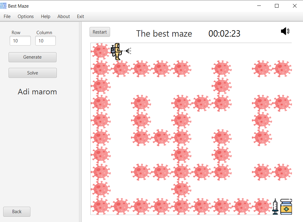 GitHub - ohad13/Maze-Project: Maze project - Part C