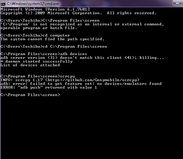 Scrcpy device not found · Issue #2148 · Genymobile/scrcpy · GitHub