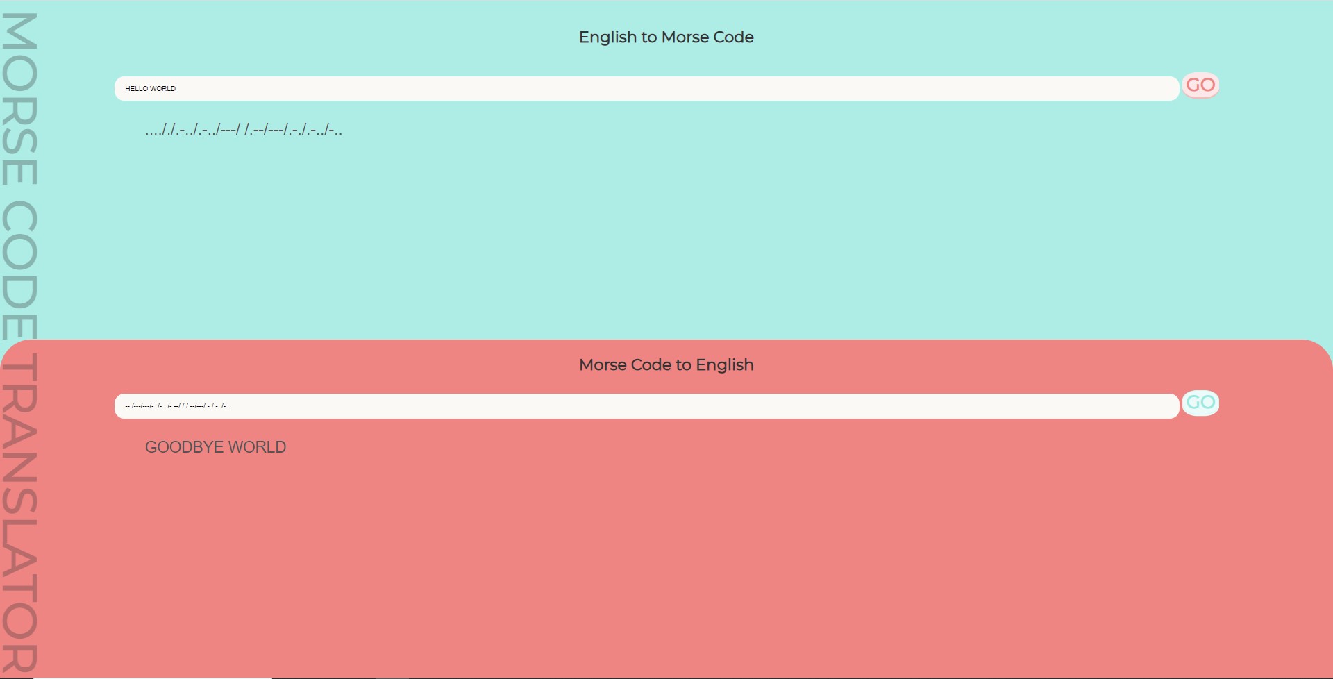 GitHub - juderem/morse-code-translator: Morse Code Translator made ...