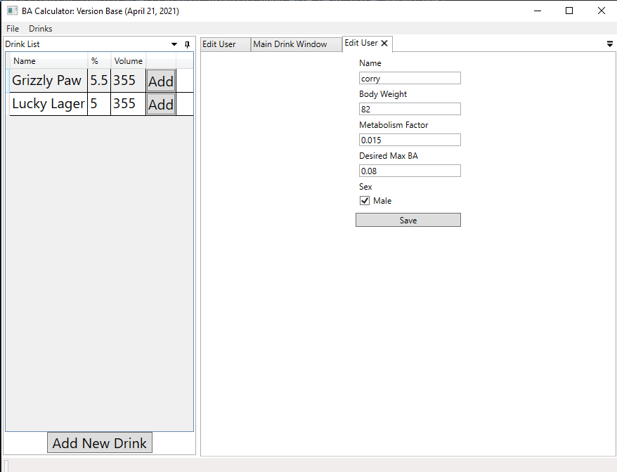 GitHub - cgtrout/CGT-Alcohol-Calculator: WPF Desktop Software written in C#/.net that allows ...
