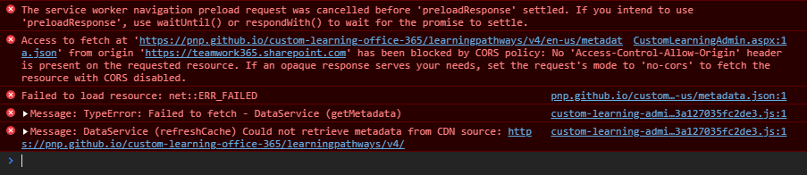 Webpart not Loading · Issue #364 · pnp/custom-learning-office-365 · GitHub