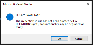 Warning regarding Reverse Engineering · Issue #1362 · ErikEJ/EFCorePowerTools · GitHub