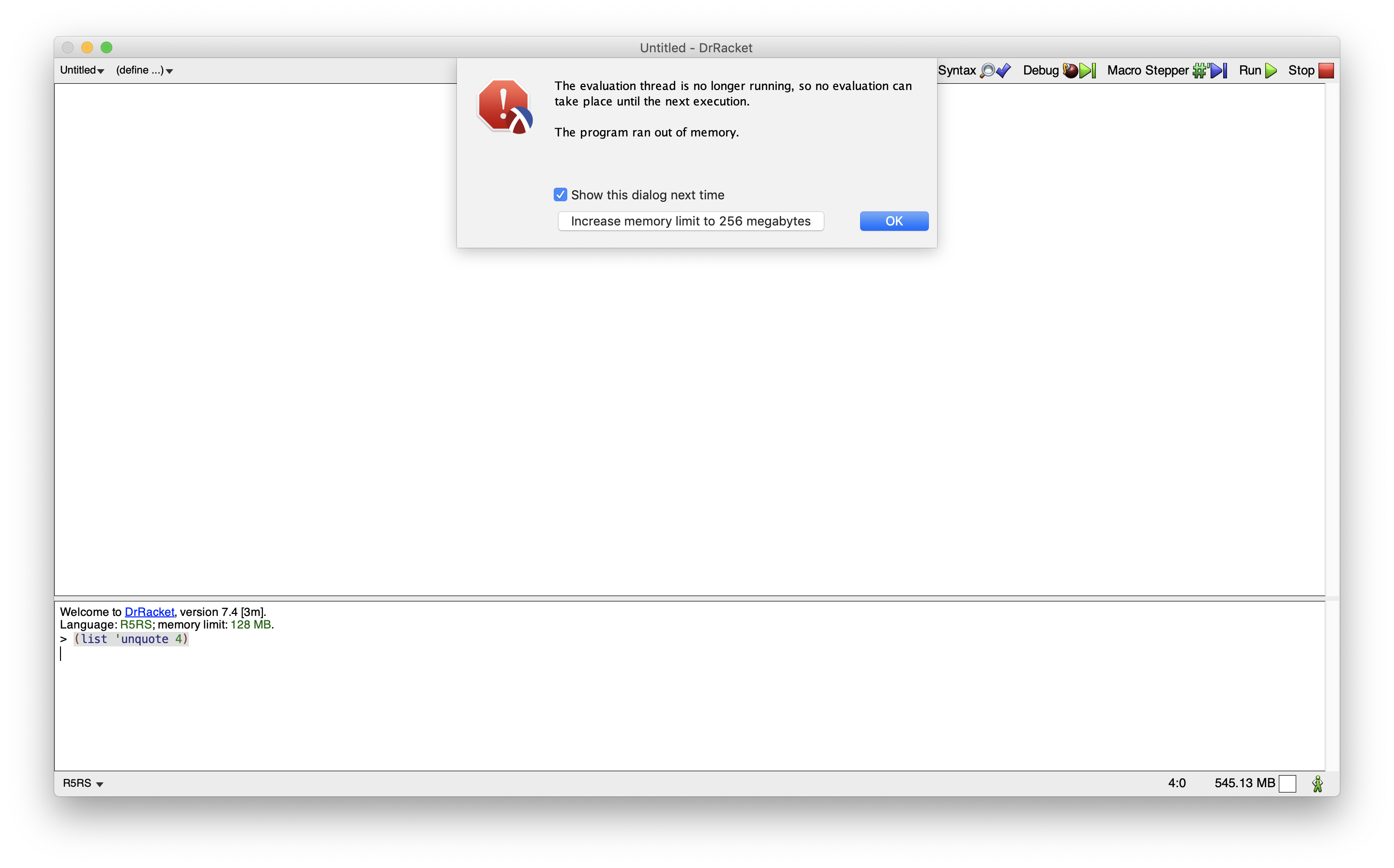 Crashes When Attempting To Construct Unquote Value · Issue 2847 · Racketracket · Github 7739