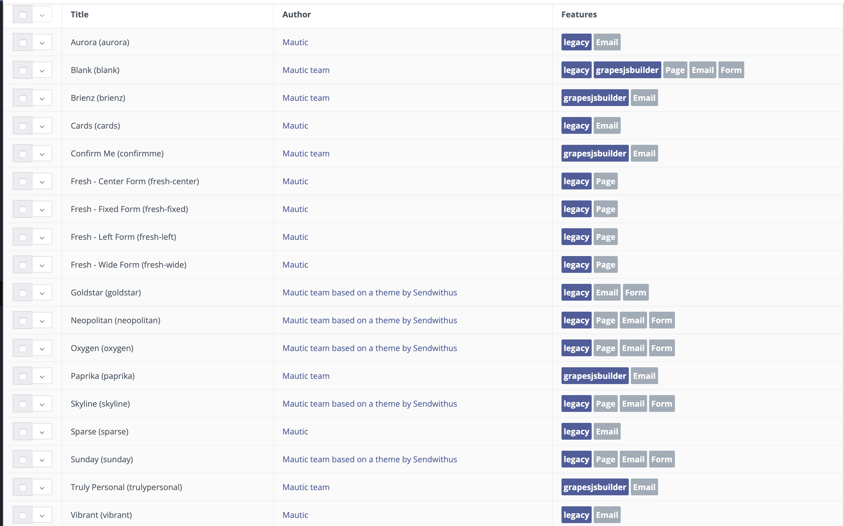 Mautic 5 unable to download/use builtin themes · Issue #12664 · mautic/mautic · GitHub