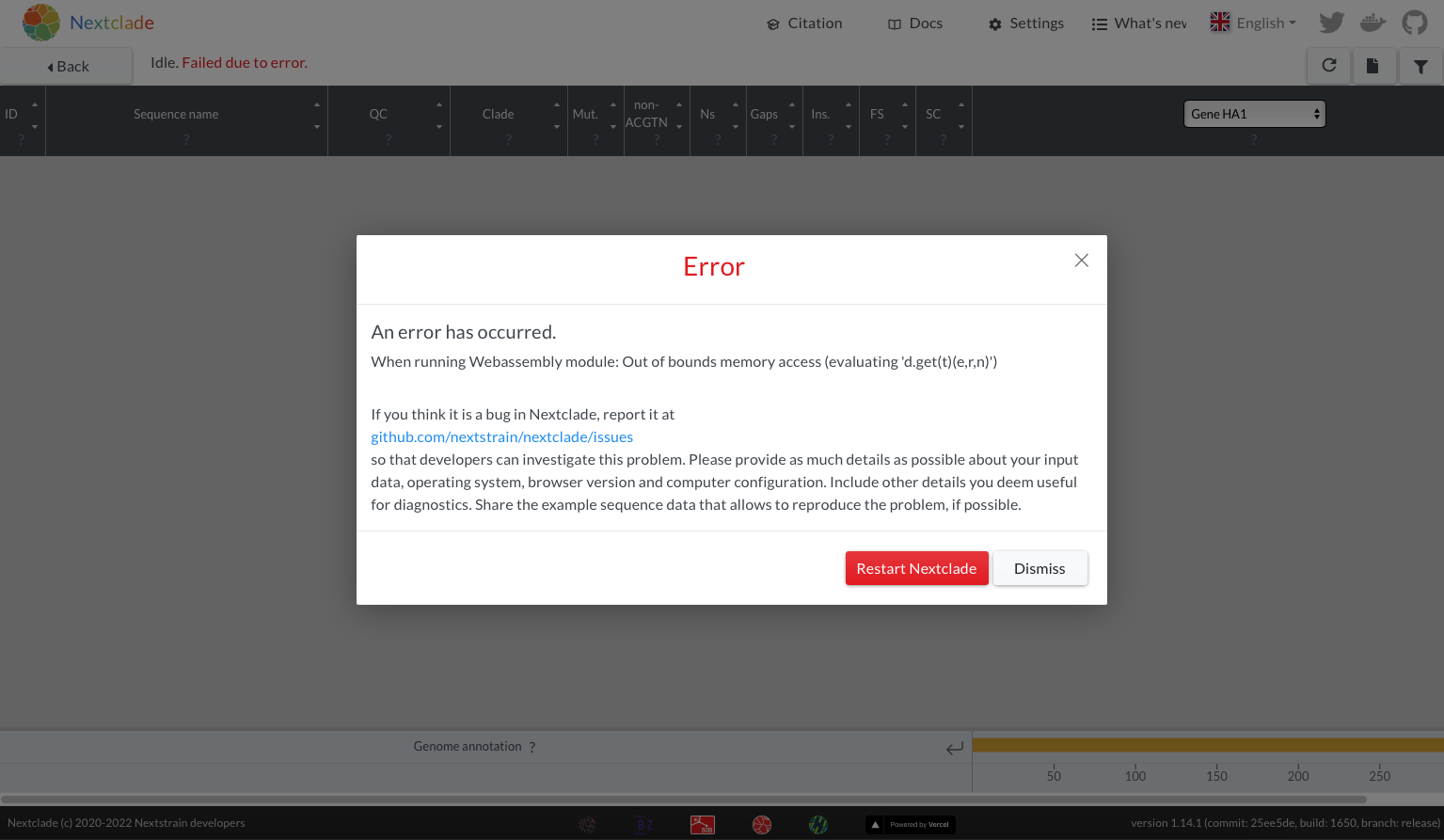 BUG: Out of bounds memory access (evaluating 'd.get(t)(e,r,n)') on M1 Safari only (not on Chrome ...