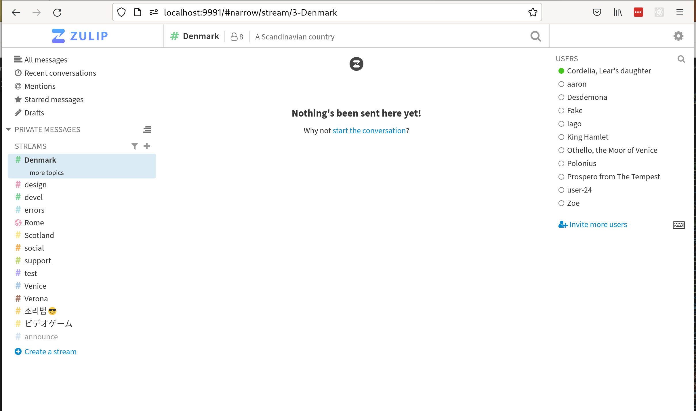 Add empty narrow banner for All messages view. · Issue #23701 · zulip/zulip · GitHub