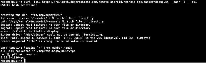 GCP arm64 无法使用redroid11,redroid9 · Issue #298 · remote-android/redroid-doc · GitHub