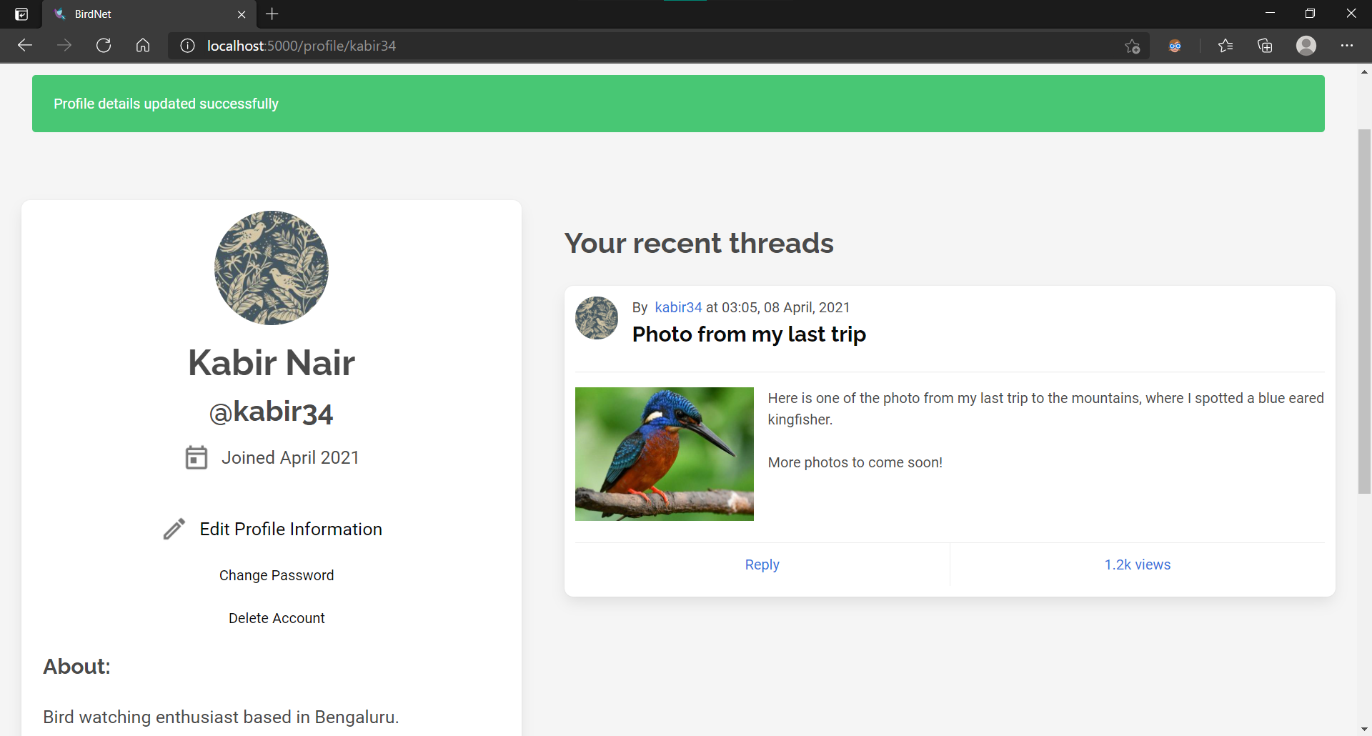 GitHub - charulcodes/birdnet
