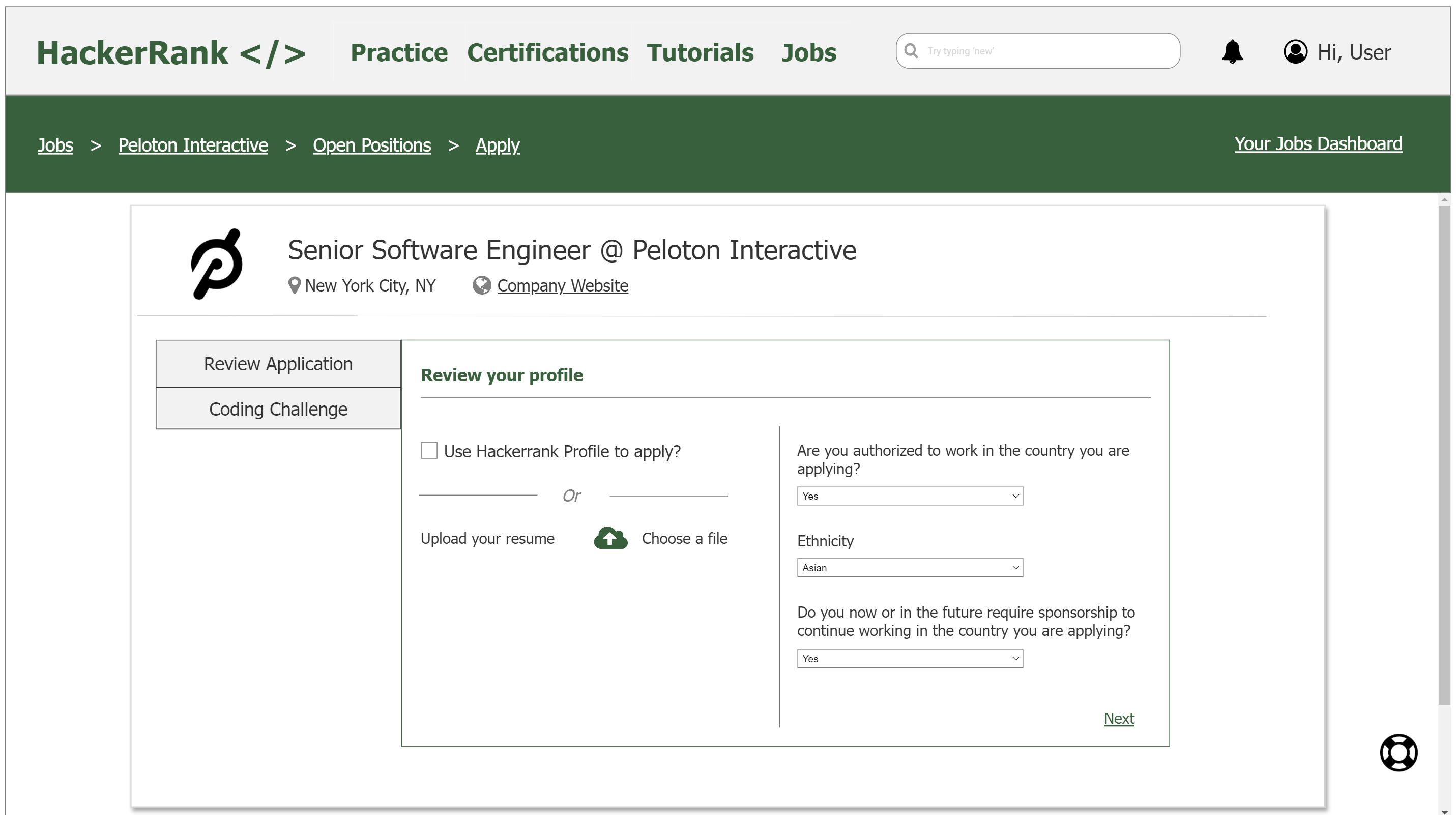 GitHub - ptlharshil/HackerRank_UX_Redesign