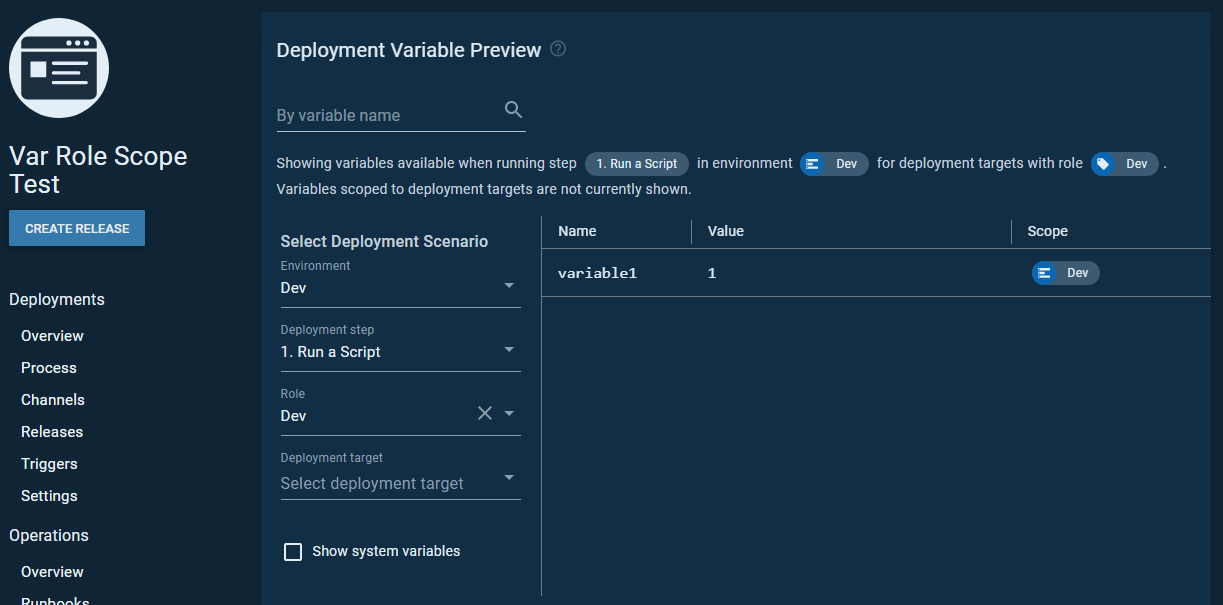 Variable preview is misleading when a variable is scoped to a role other than the one on the ...