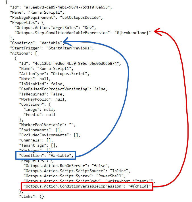 Steps generated by cloning a child step with a variable run condition to a different project may ...