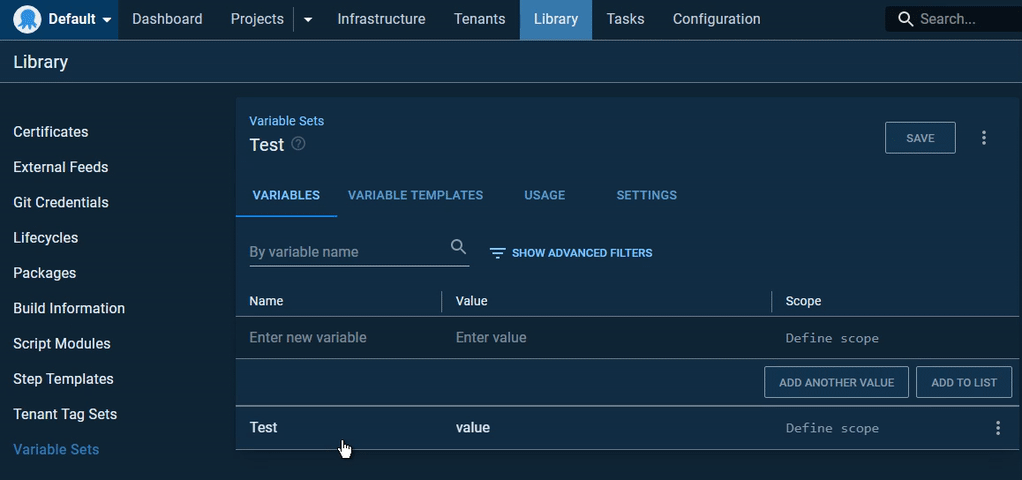 Filtering Variables by name does not allow you to rename Variables in the resulting list (while ...