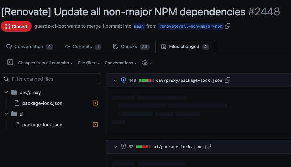 `lockFileMaintenance` is disabled, but PRs are still being created for `package-lock.json` only ...