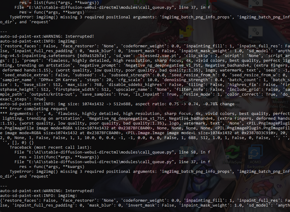 The extension doesn't work at all (img2img() missing 3 required positional arguments) · Issue ...