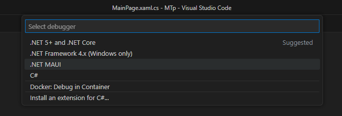 [BUG] NET MAUI SDK: not found · Issue #269 · microsoft/vscode-dotnettools · GitHub