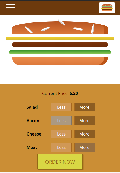 GitHub - TheBoondockGhost/Burger_Builder: Application where you can build a burger and order it ...