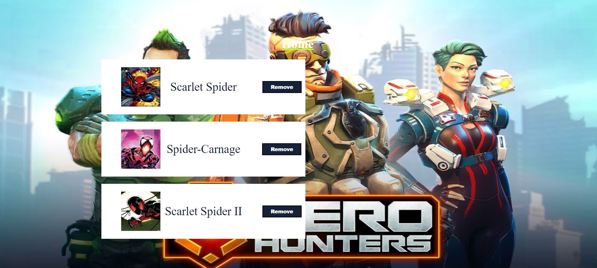 GitHub - amresh625/Super-Hero-Hunter: This super-hero hunter application build to search for any ...