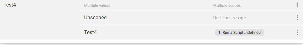 Variables scoped to a step have "undefined" appended to the name of the step after upgrading ...