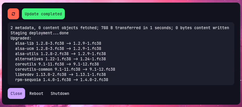 GitHub - ccuqme/swarofi-updater: A GUI Updater & Waybar Applet for Fedora Sericea