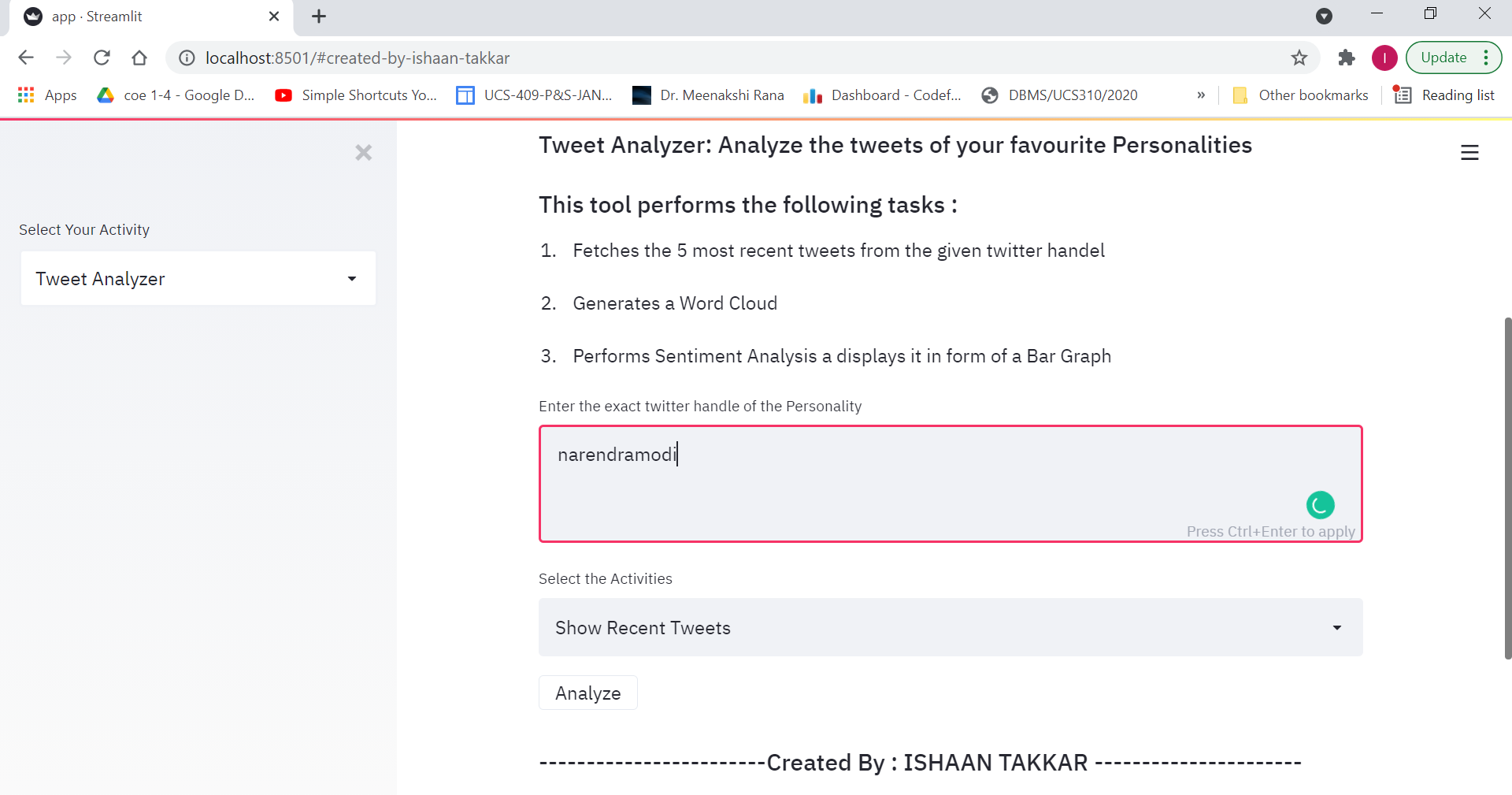 GitHub - takkar99/Twitter-Sentimental-Analyzer: Twitter Sentimental ...