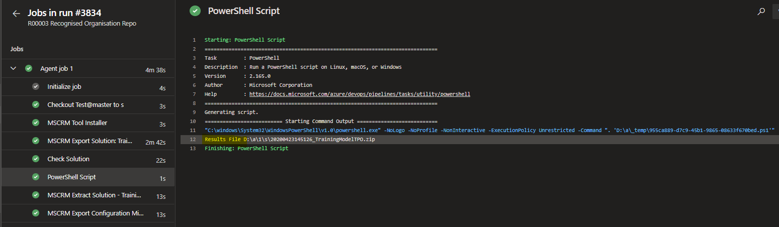 Check Solution Task · Issue #168 · WaelHamze/dyn365-ce-vsts-tasks · GitHub