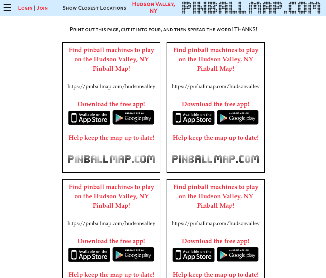 promo flier page · Issue #709 · pinballmap/pbm · GitHub