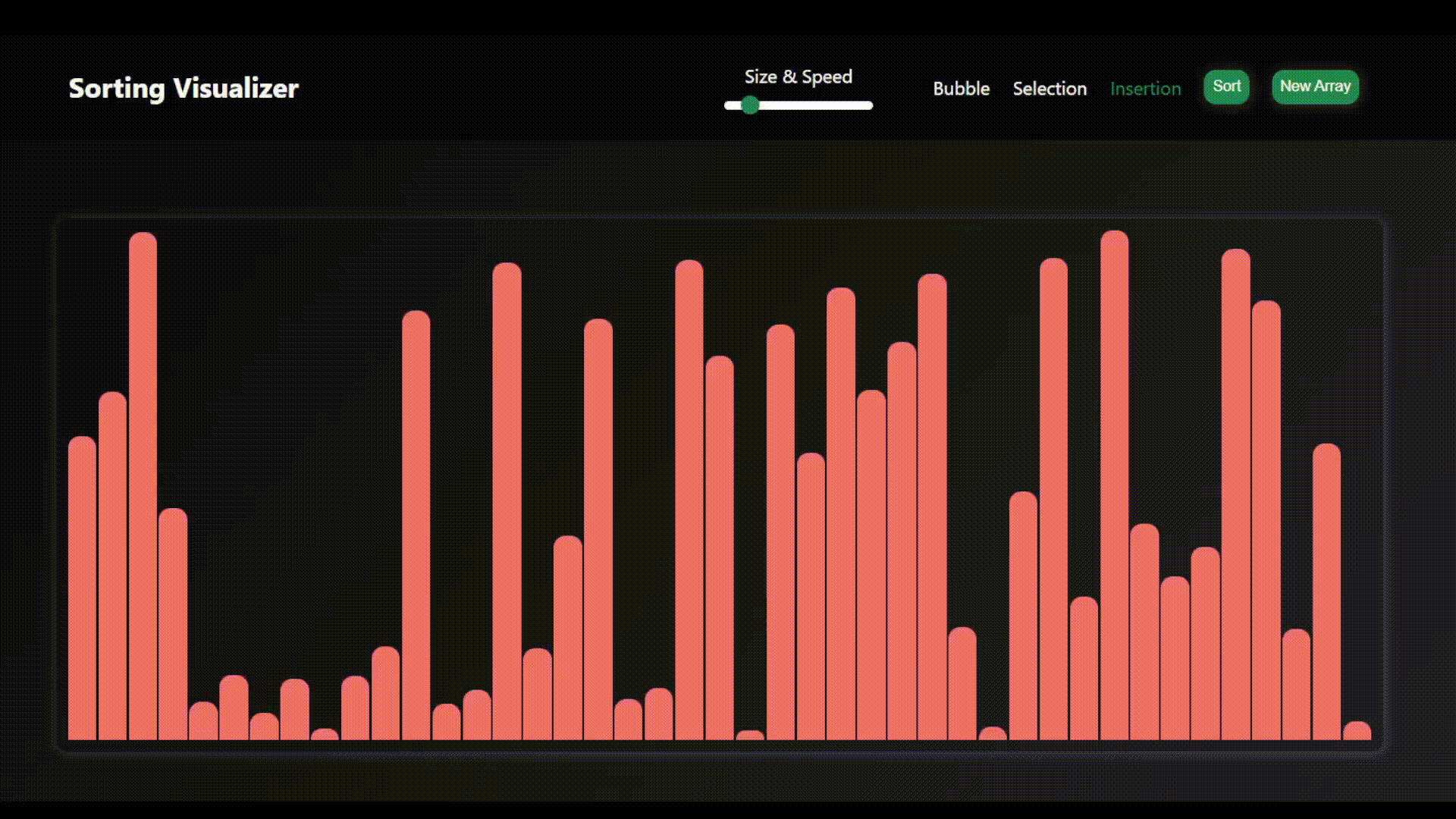 GitHub - Adrianvc94/SortingVisualizer-JS
