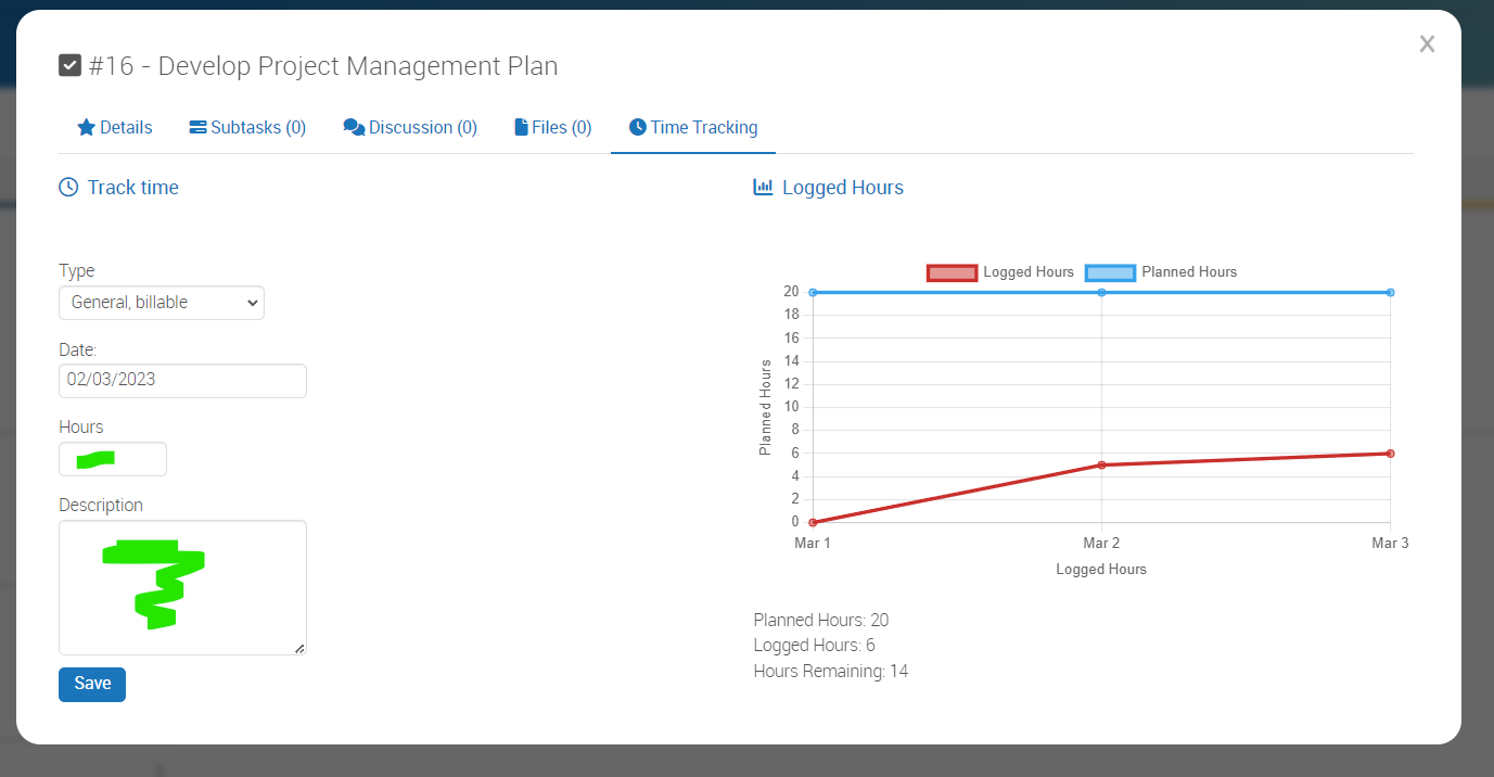 Add Ability To See Time Tracking Description In Ui And Csv · Issue 1480 · Leantime Leantime