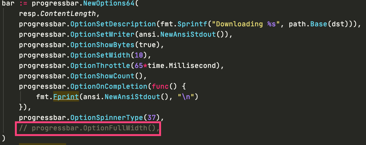 screen scrolling · Issue #68 · schollz/progressbar · GitHub