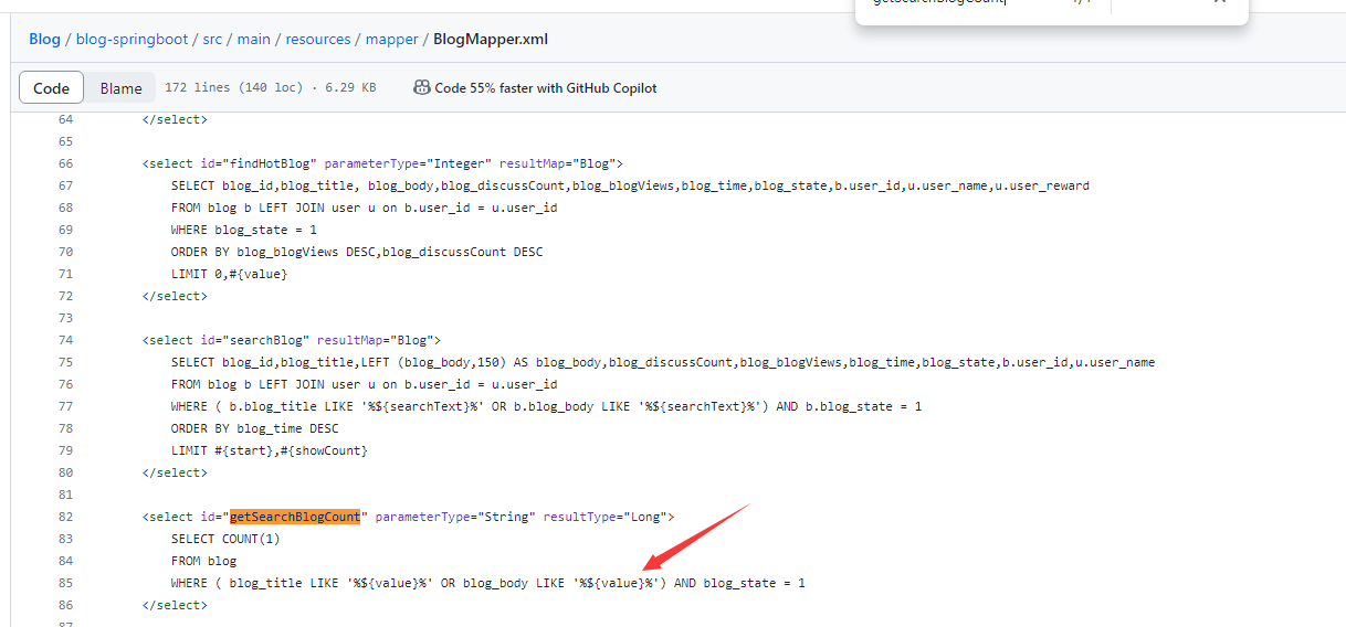 There Is A Sql Injection Vulnerability In Blog Blog Springboot Src Main Java Com Zzx Controller