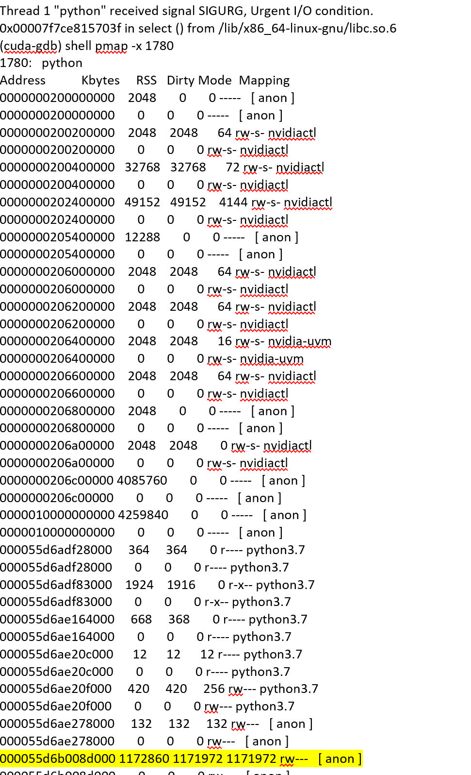 Massive initial memory overhead GPU · Issue #12873 · pytorch/pytorch · GitHub