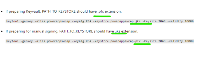 In Example Of Generate Keys Text And The Code Doesnt Match · Issue 4998