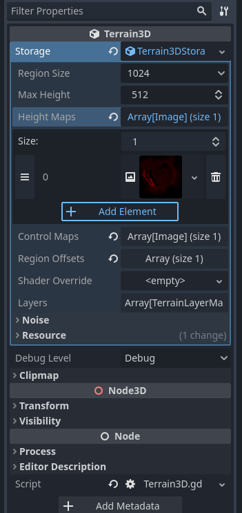Crashes on Adding second heightmap in the inspector · Issue #16 ...