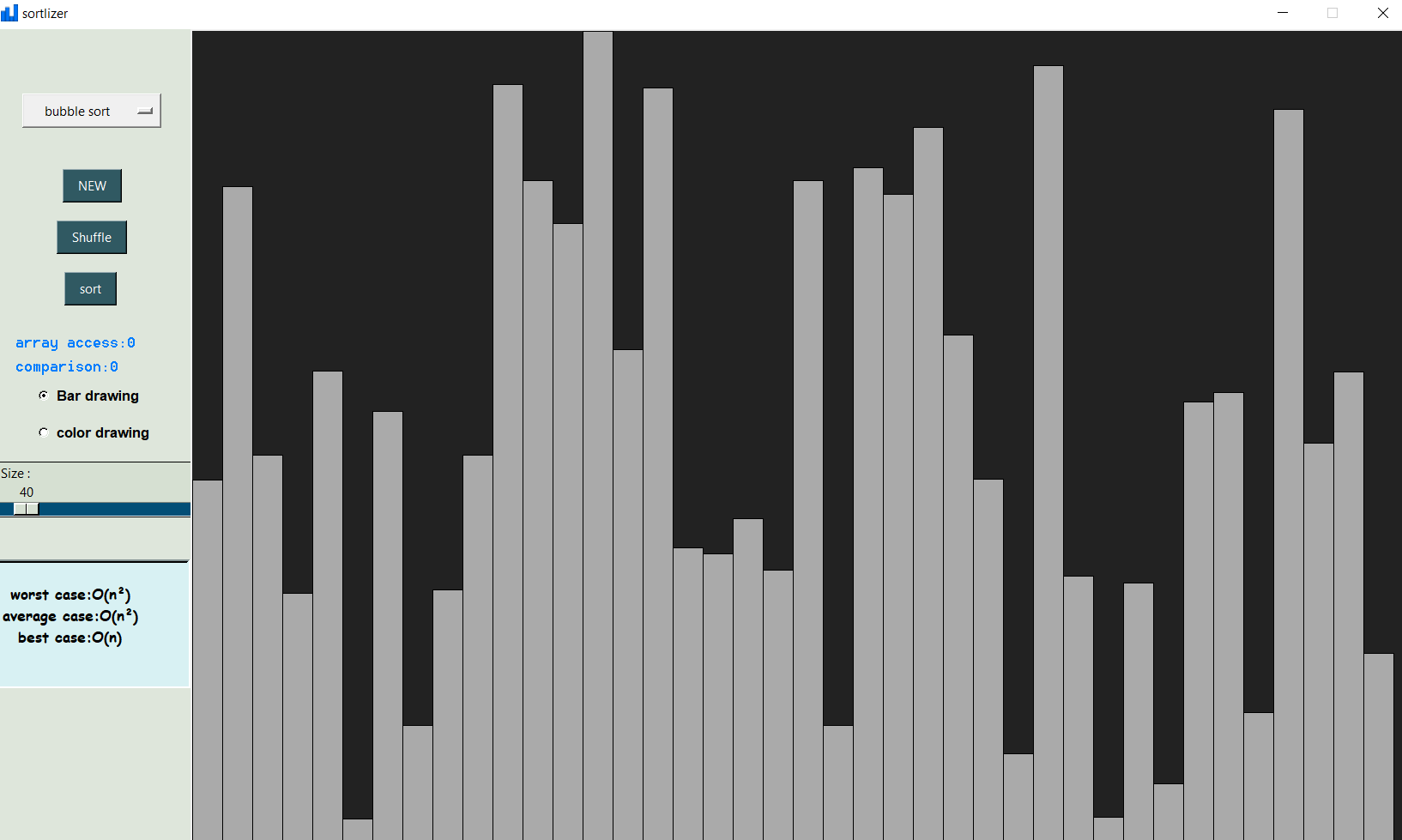 GitHub - smeekas/sorting-algorithm-visualizer